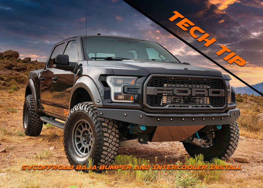 SVCOFFROAD Intercooler and bumper DIY install Tech Tip Gen 2 Ford Rapt ...