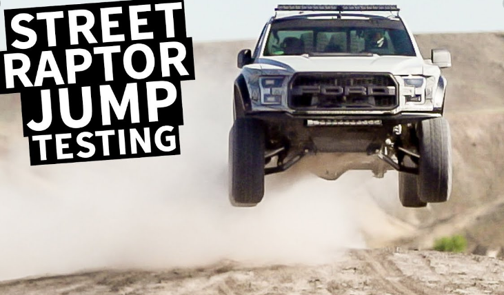 Ken Block Jump Testing His SVCOFFROAD Built Gen 2 Raptor. Huge Air ...