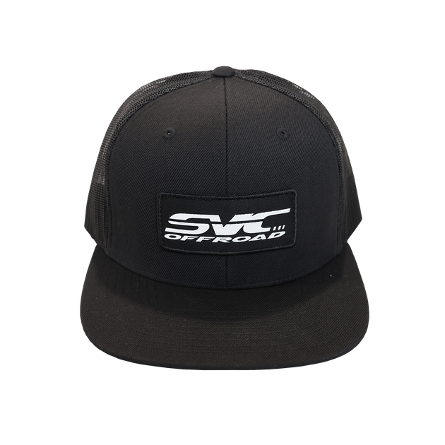 SVC Black Flat Bill Snap Back Hat – SVC Offroad